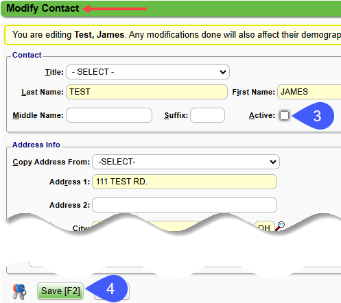 Add/Modify/Remove a Case Contact