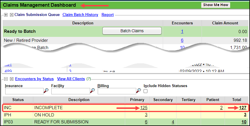 Incomplete Charge Review Overview