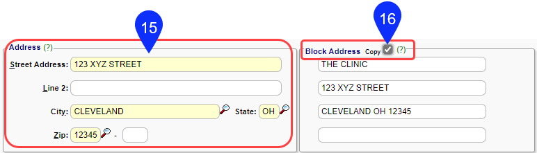 Add/Modify Service Facilities